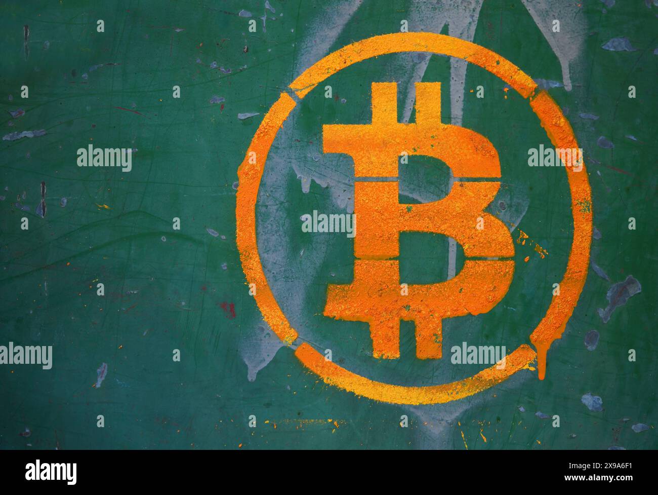 Symbol Währung GER, Deutschland, 20240529,Bitcoin *** Symbol Currency ...