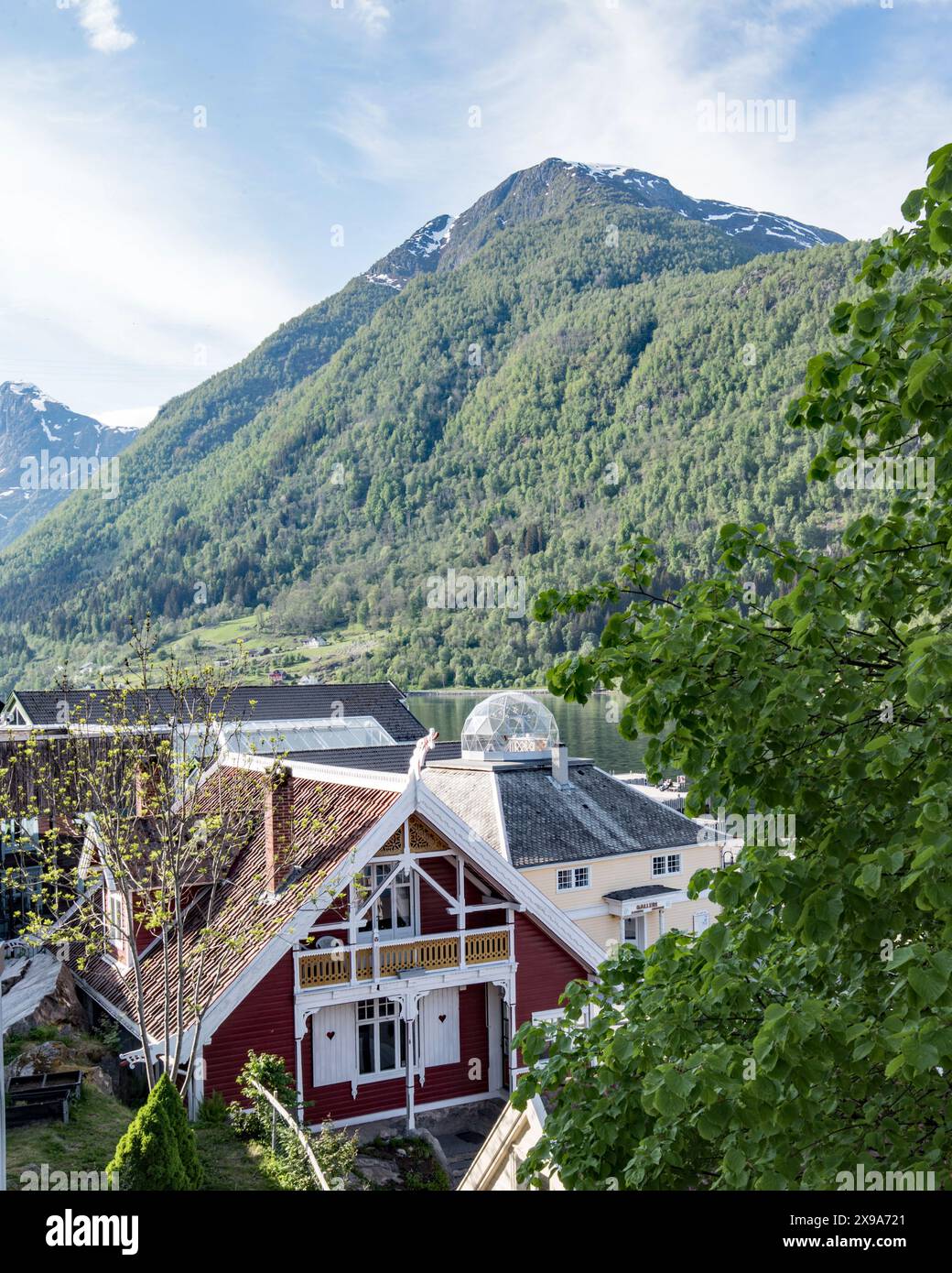 A crystal dome art installation complements the surroundings in the ...