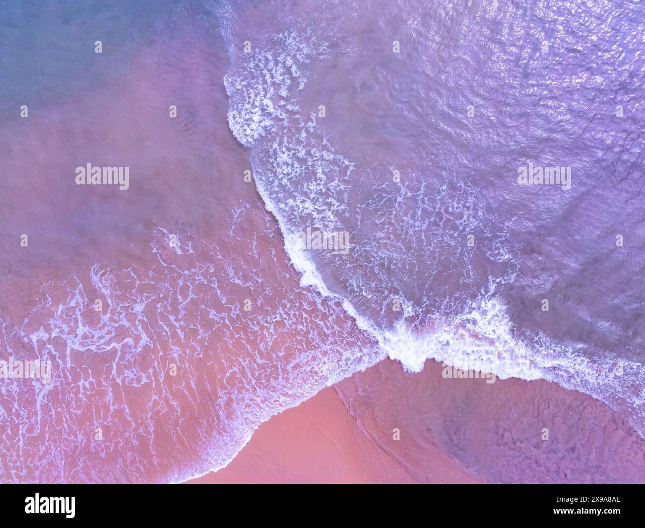 Amazing sea beach with ocean wave foams.Beautiful nature beach sand sea ...