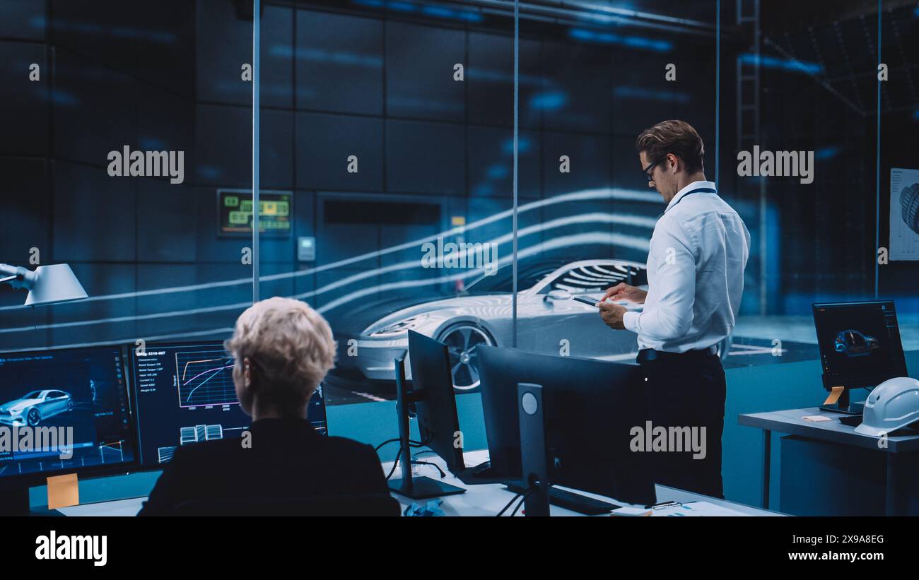 Aerodynamic car test hi-res stock photography and images - Alamy