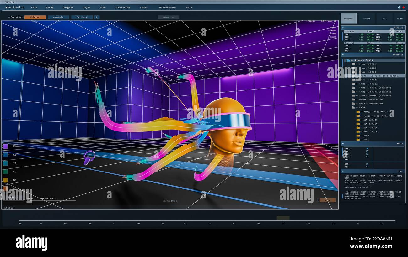 Digital User Interface of a Virtual Reality Design Software for ...