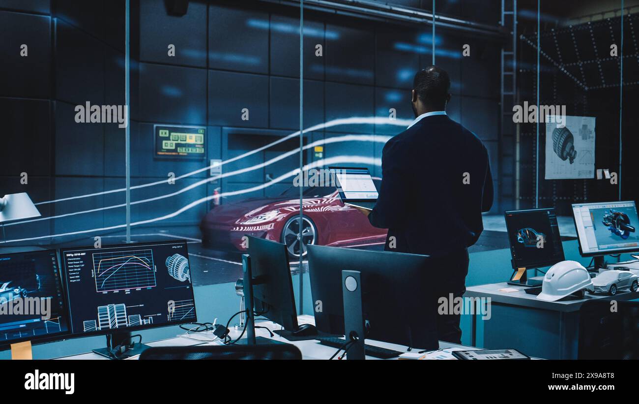 Aerodynamic testing car hi-res stock photography and images - Alamy