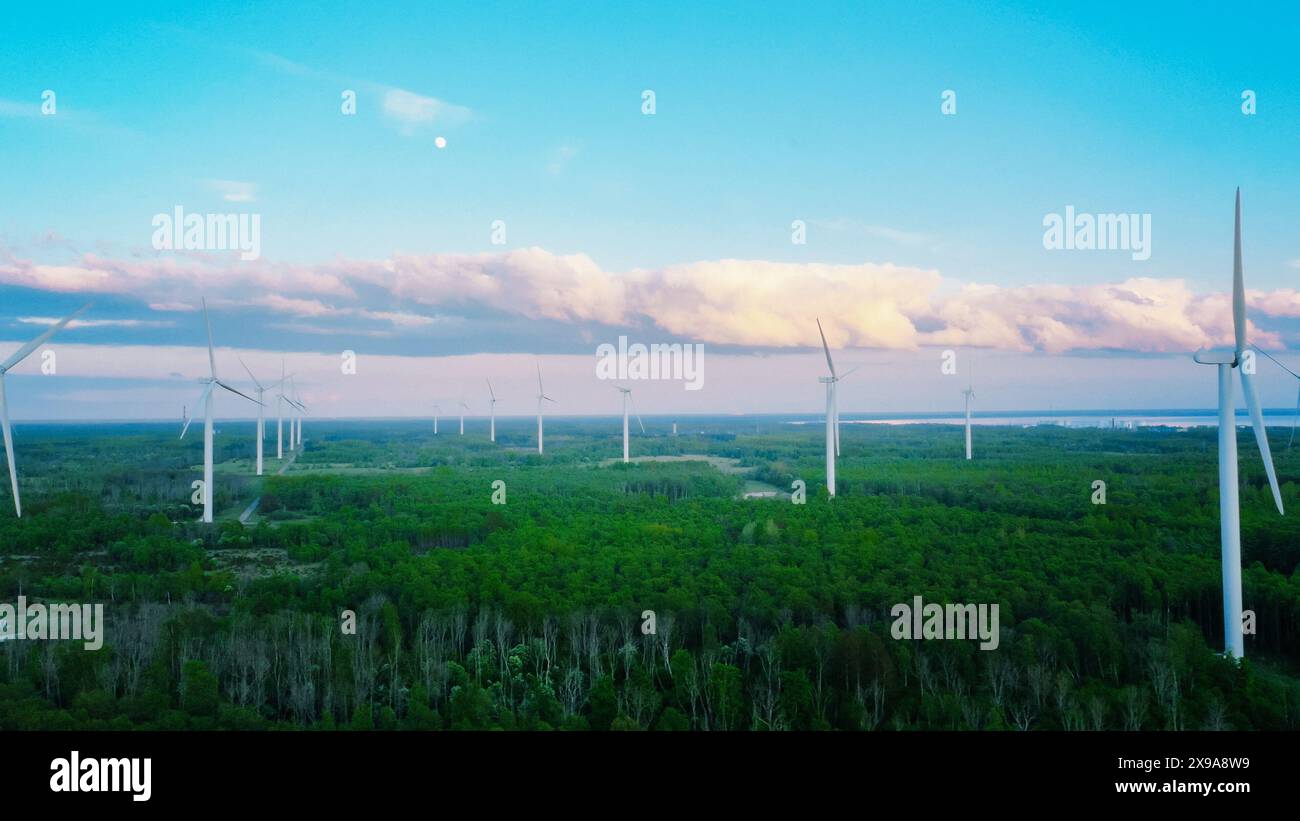 Wind turbines generating energy data hi-res stock photography and ...