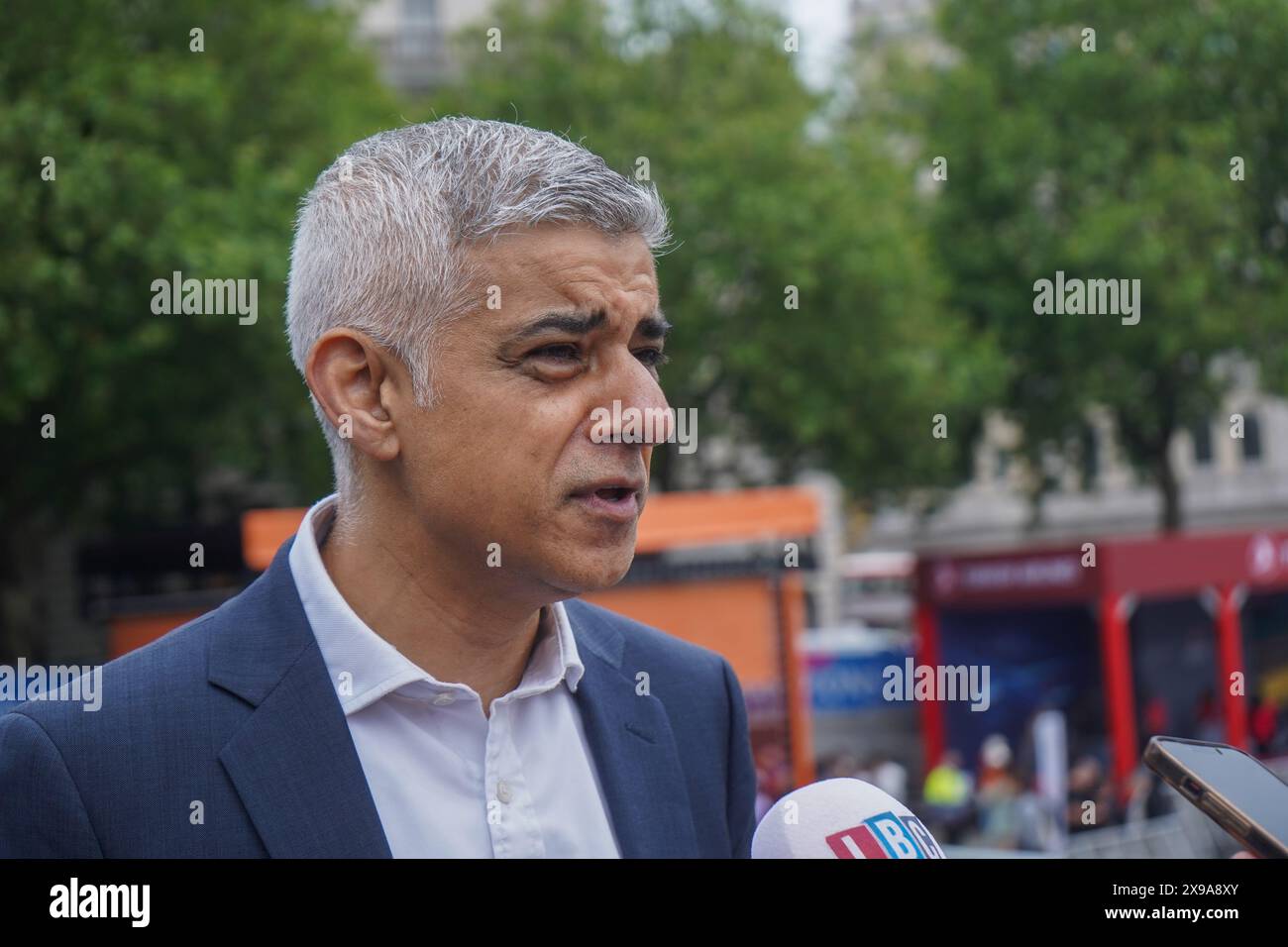 London, UK. 30 May, 2024. London Mayor Sadiq Khan attends the opening ...