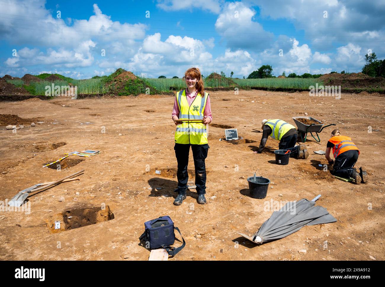 30 May 2024, Schleswig-Holstein, Hohenwestedt: Solveig Ketelsen ...