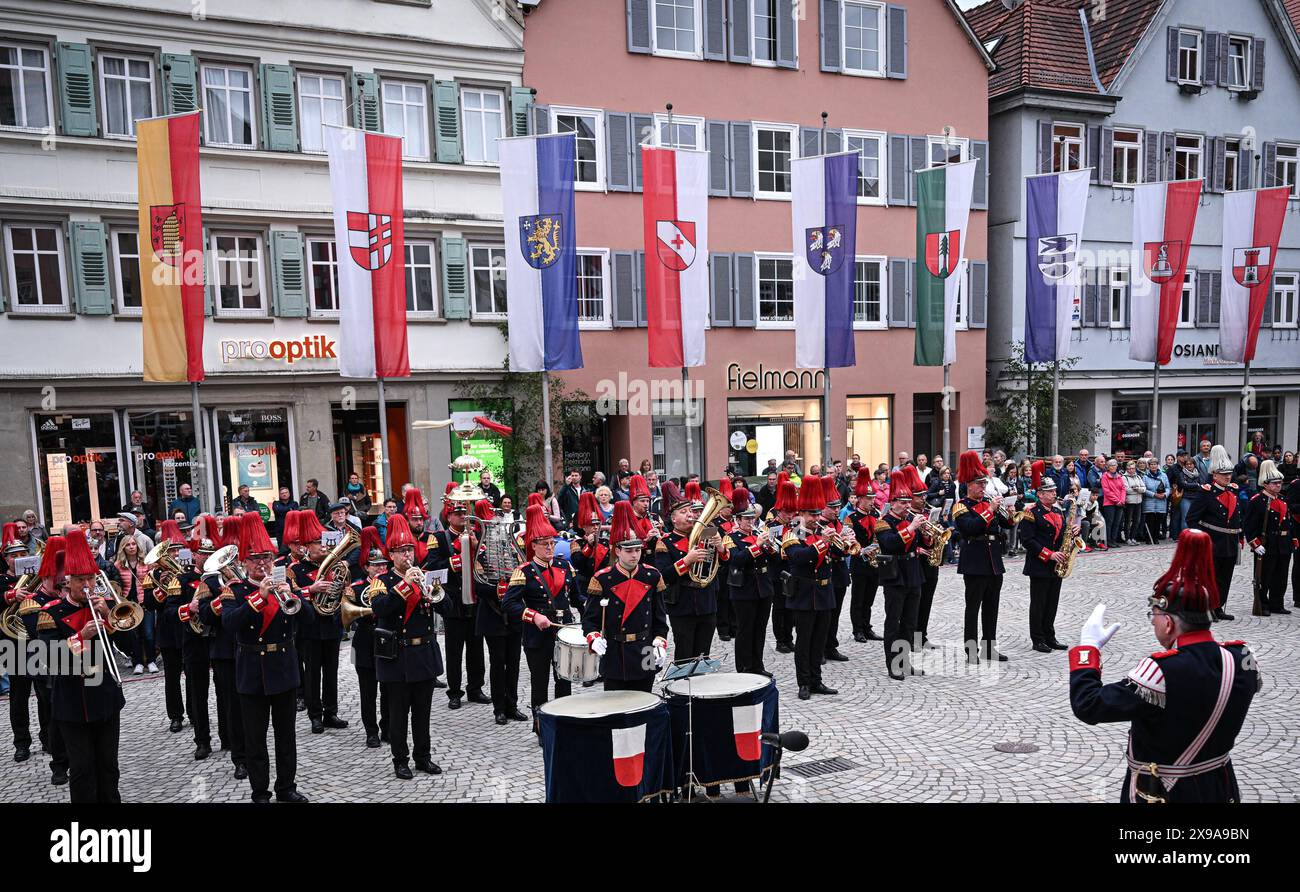 Rottenburg Kreis Tuebingen 29.05.2024 Der Grosser Zapfenstreich am ...