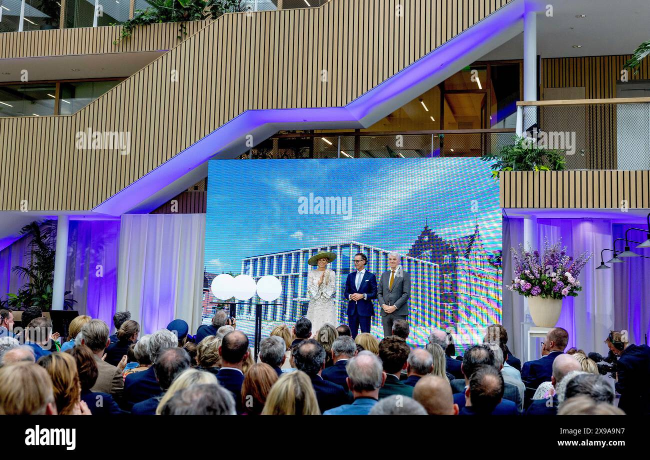 Maastricht 30-05-2024, Queen Máxima opens the new headquarters of DSM ...