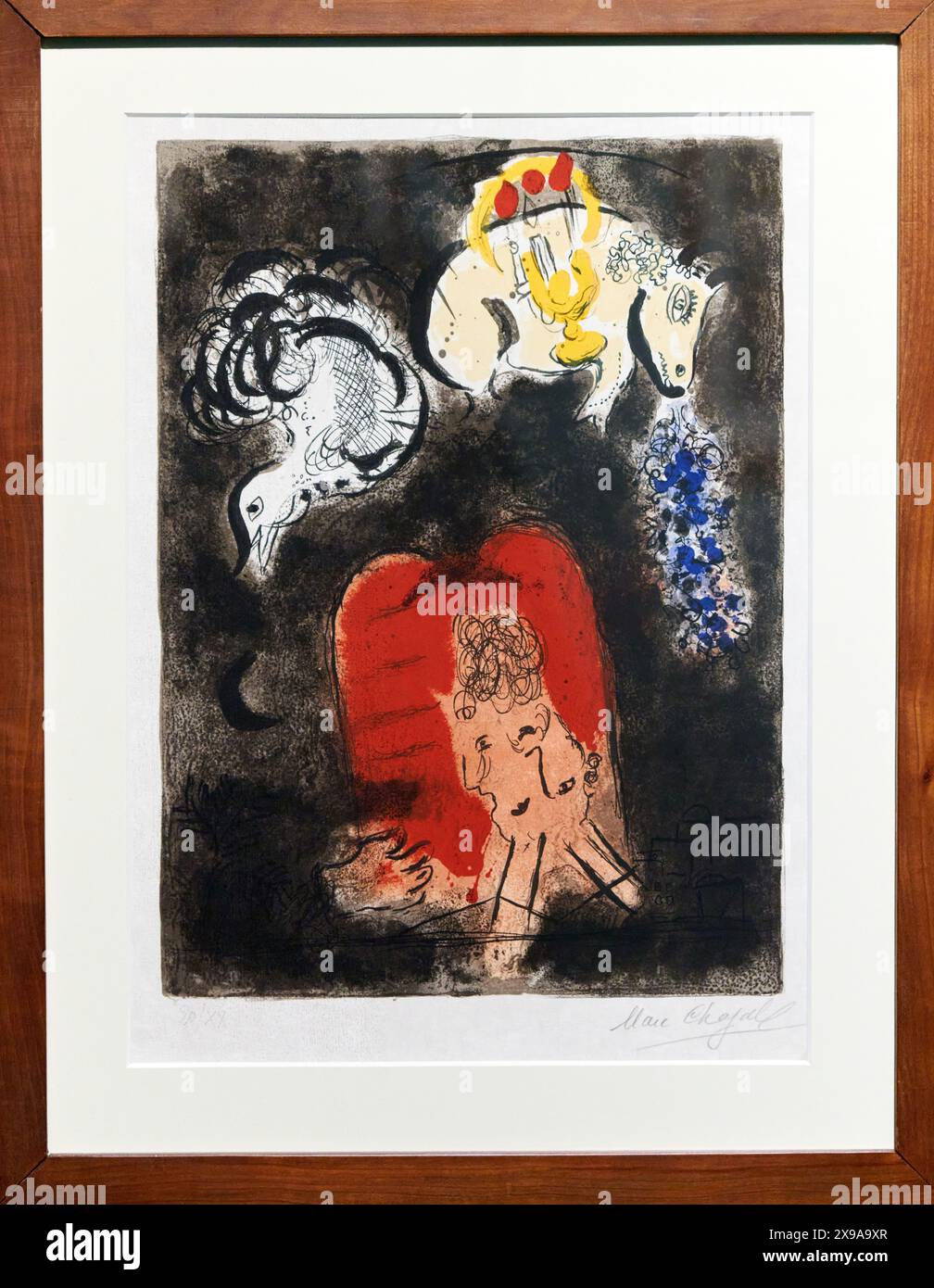 The Story of the Exodus, 1966, Frontispiece, Marc Chagall, 1997-1985 ...