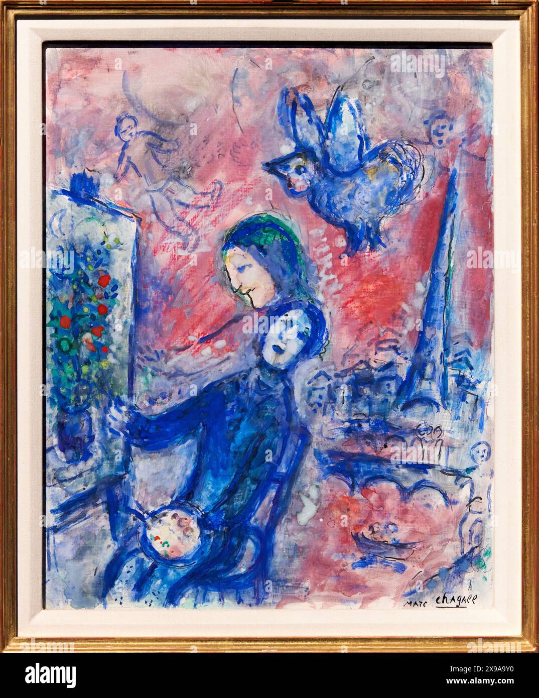 The inspiration, 1978, Marc Chagall, 1997-1985, Exhibition "The Color ...