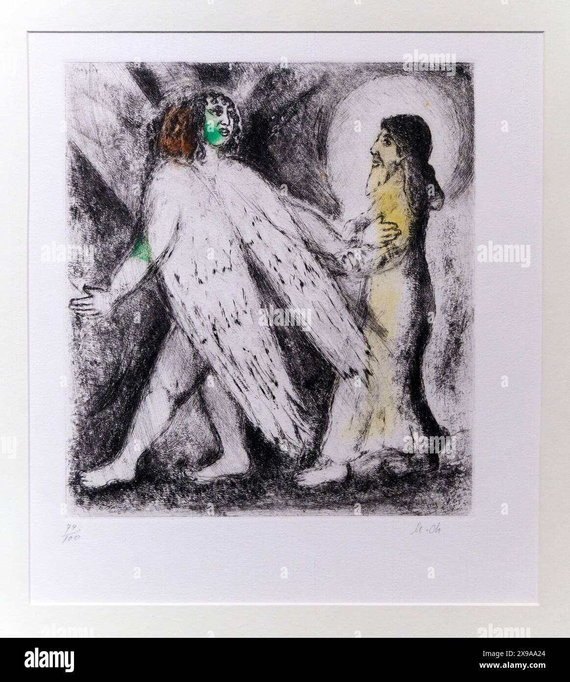 Marc Chagall, 1997-1985, Exhibition "The Color of Dreams", Palau ...