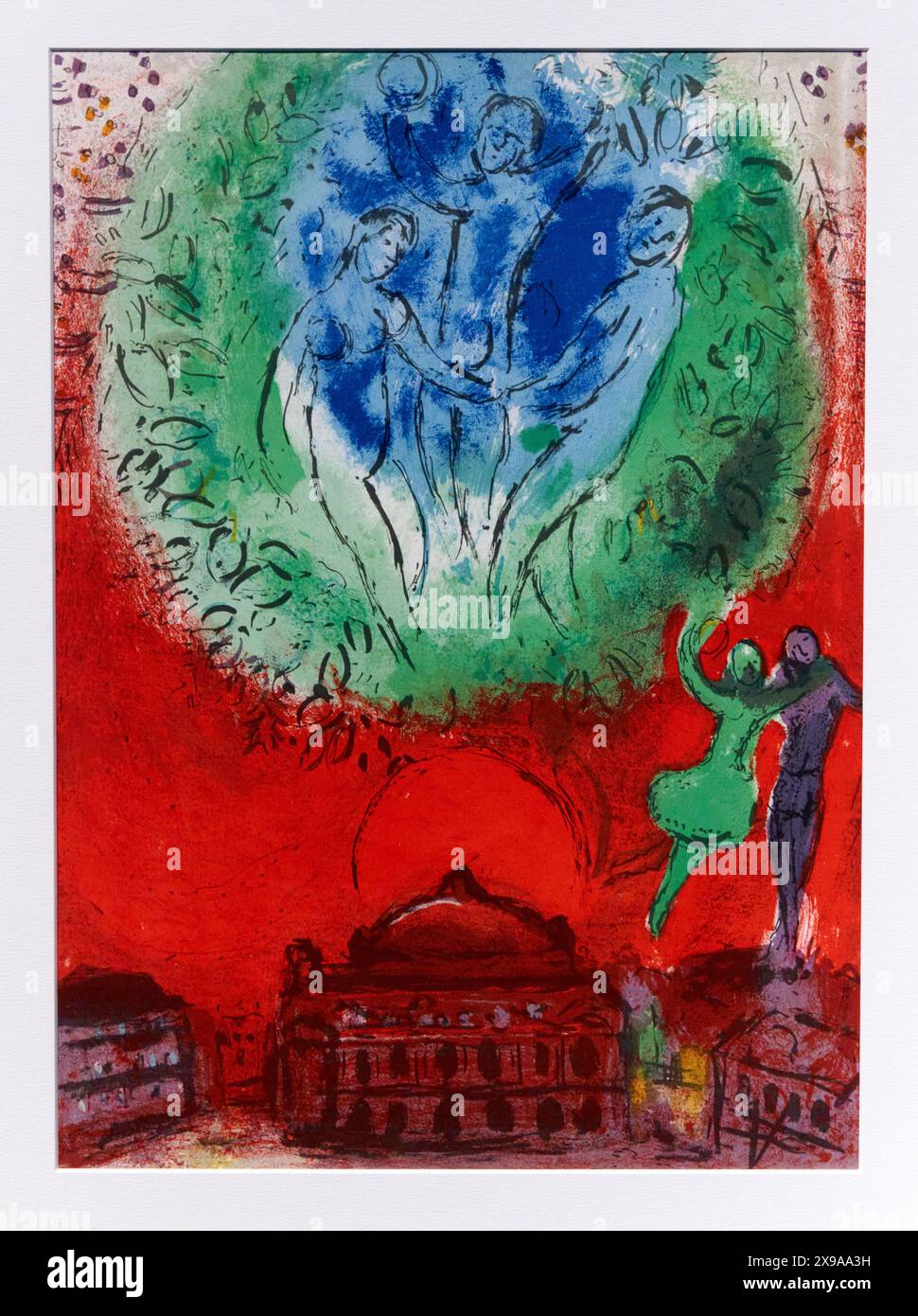 The opera, 1954, Marc Chagall, 1997-1985, Exhibition "The Color of ...