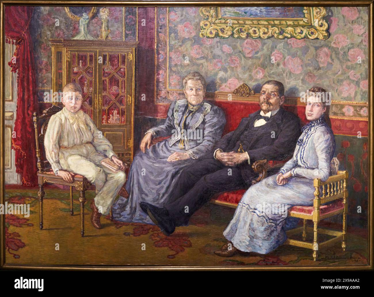 The Deu Family, 1902, Marià Pidelaserra, (Barcelona, 1877-1946 ...