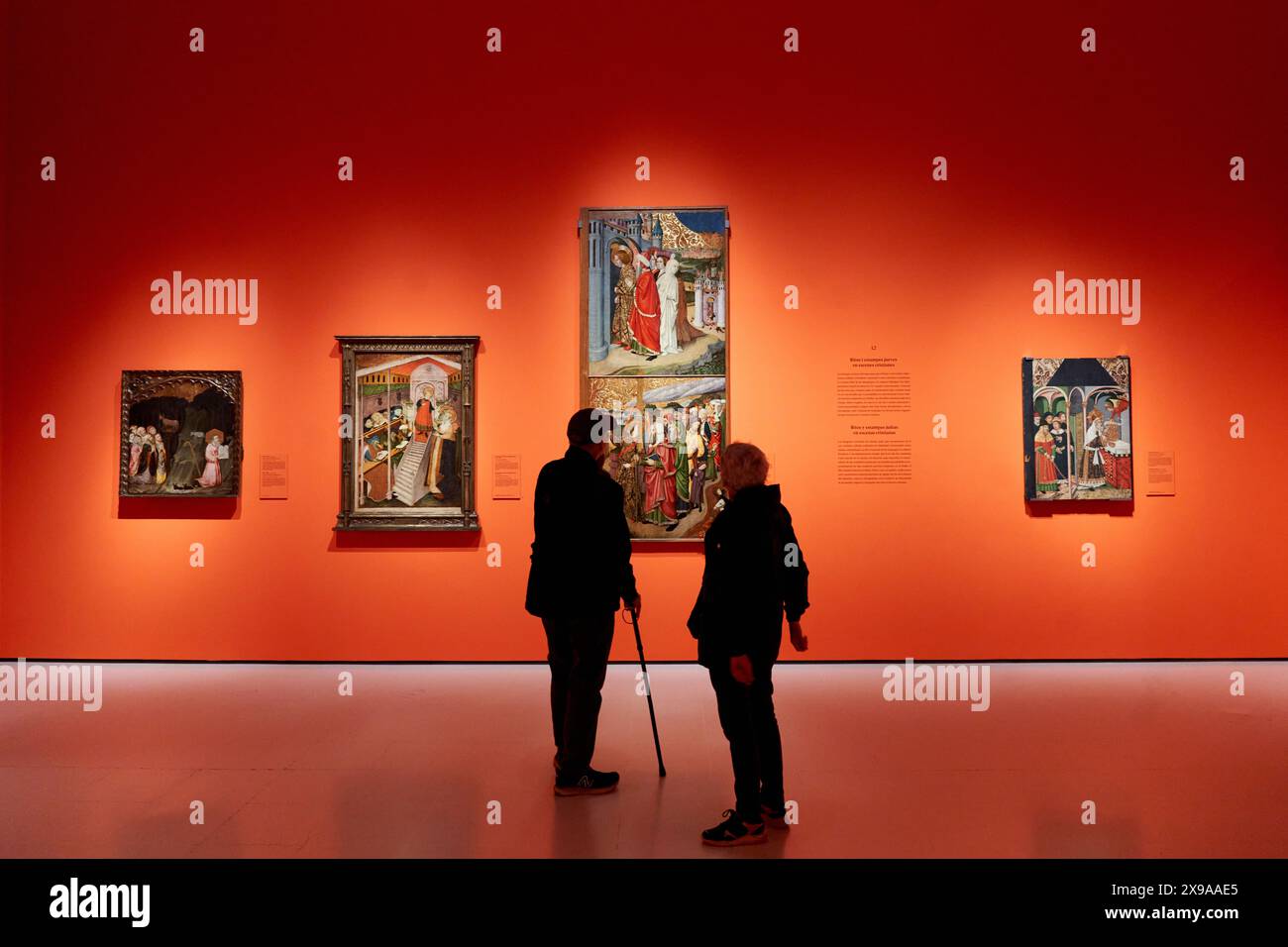 Jaume Huguet, Lot flees from Sodom and Exodus from Egypt (from the ...