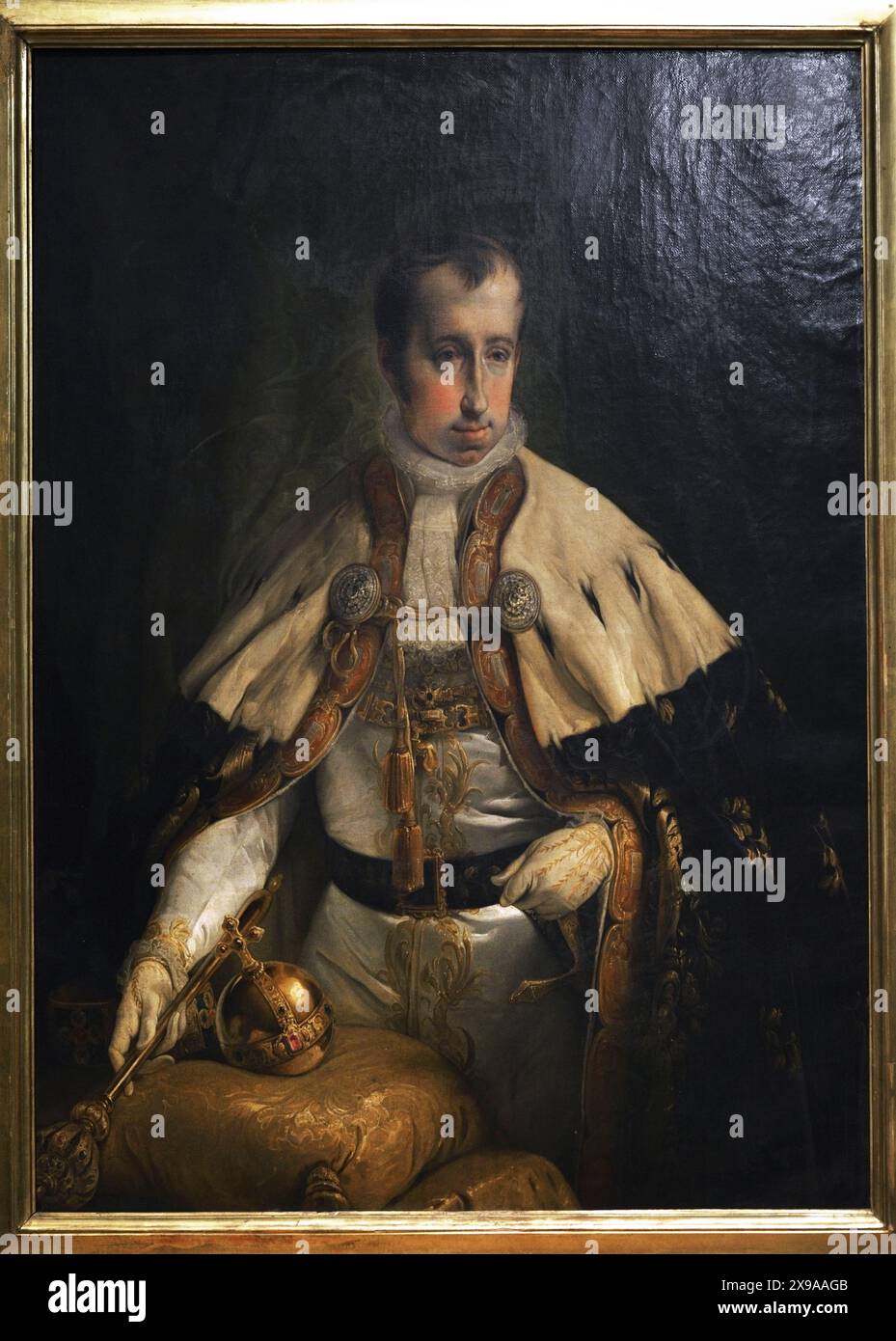 Ferdinand I of Austria (1793-1875). Emperor of Austria (1835-1848) as ...