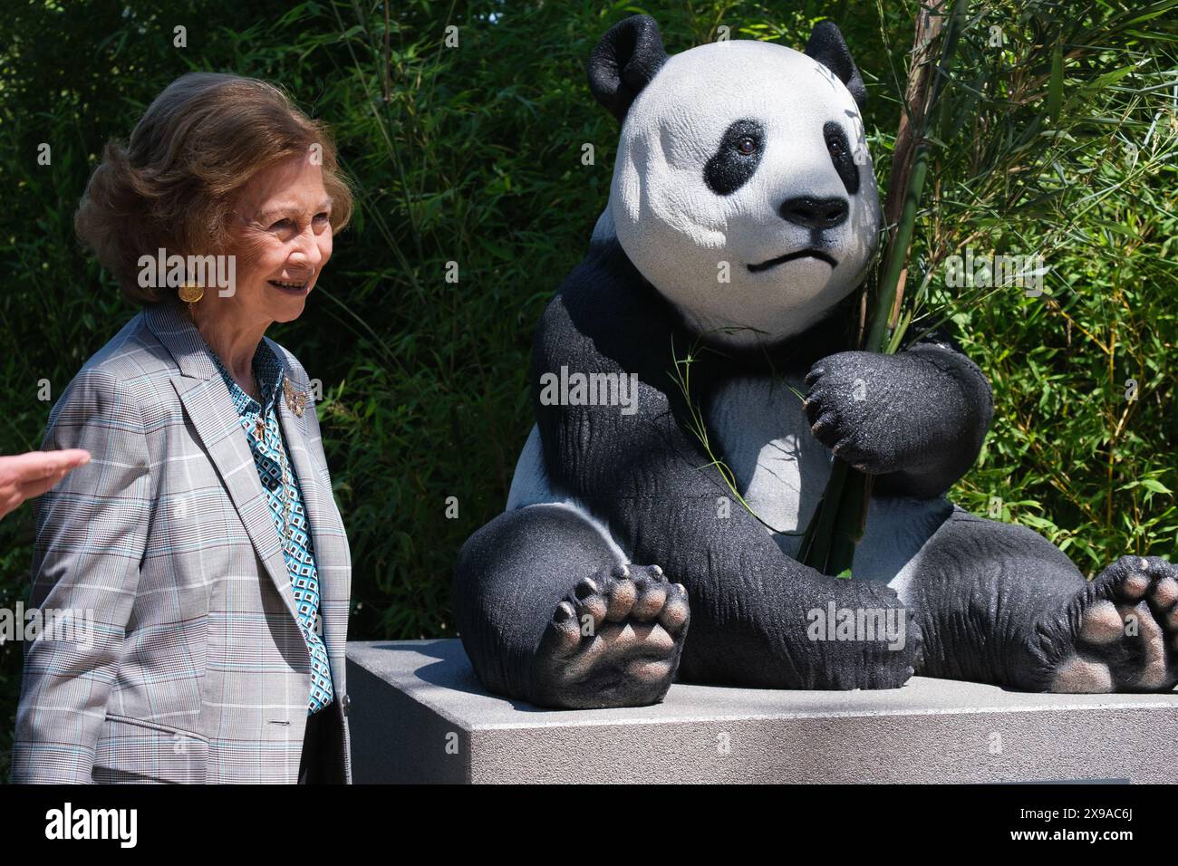Queen Sofia of Spain presides over the presentation ceremony of the two ...