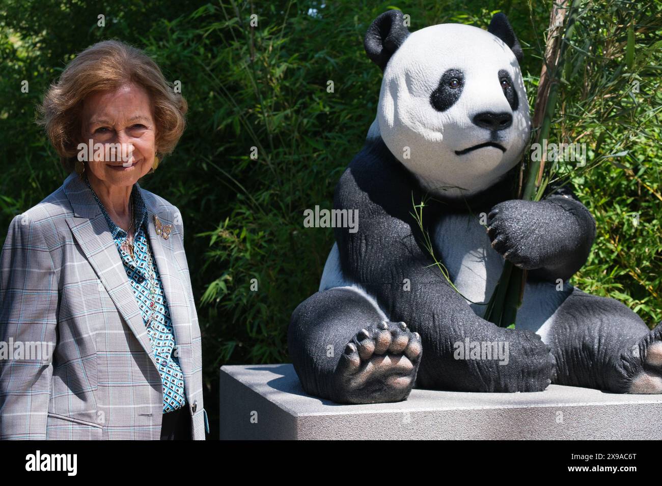 Queen Sofia of Spain presides over the presentation ceremony of the two ...