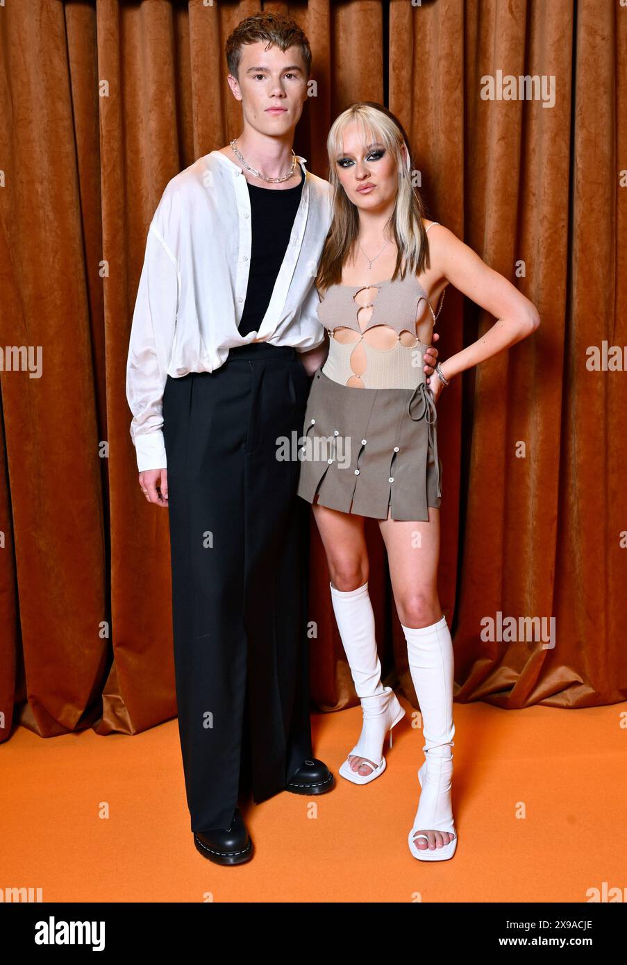 Stockholm, Sweden. 30th May, 2024. Edvin Ryding with girlfriend Felicia ...
