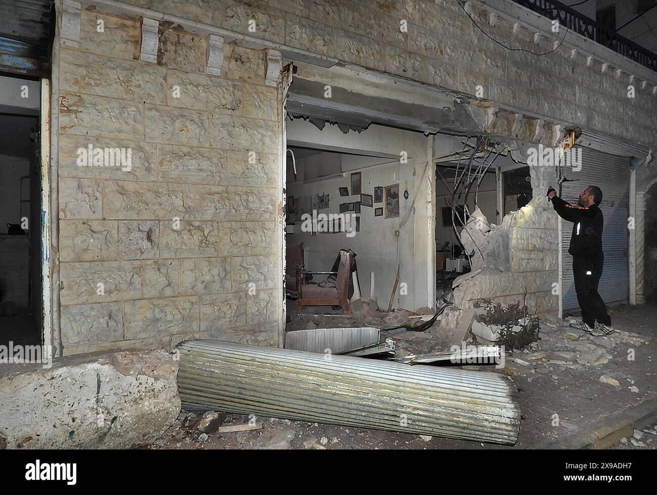 Syrian building damage aerial hi-res stock photography and images - Alamy