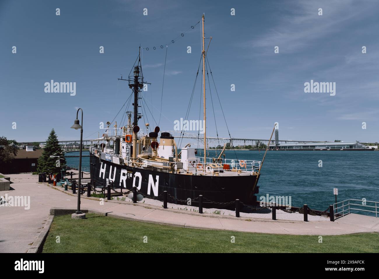 The Huron Lightship Museum in Port Huron Michigan USA Stock Photo - Alamy