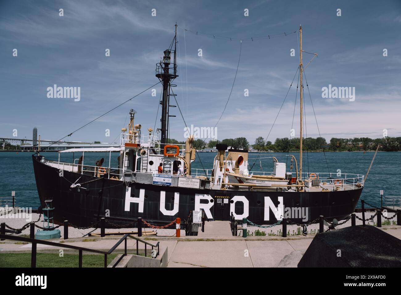 The Huron Lightship Museum in Port Huron Michigan USA Stock Photo - Alamy