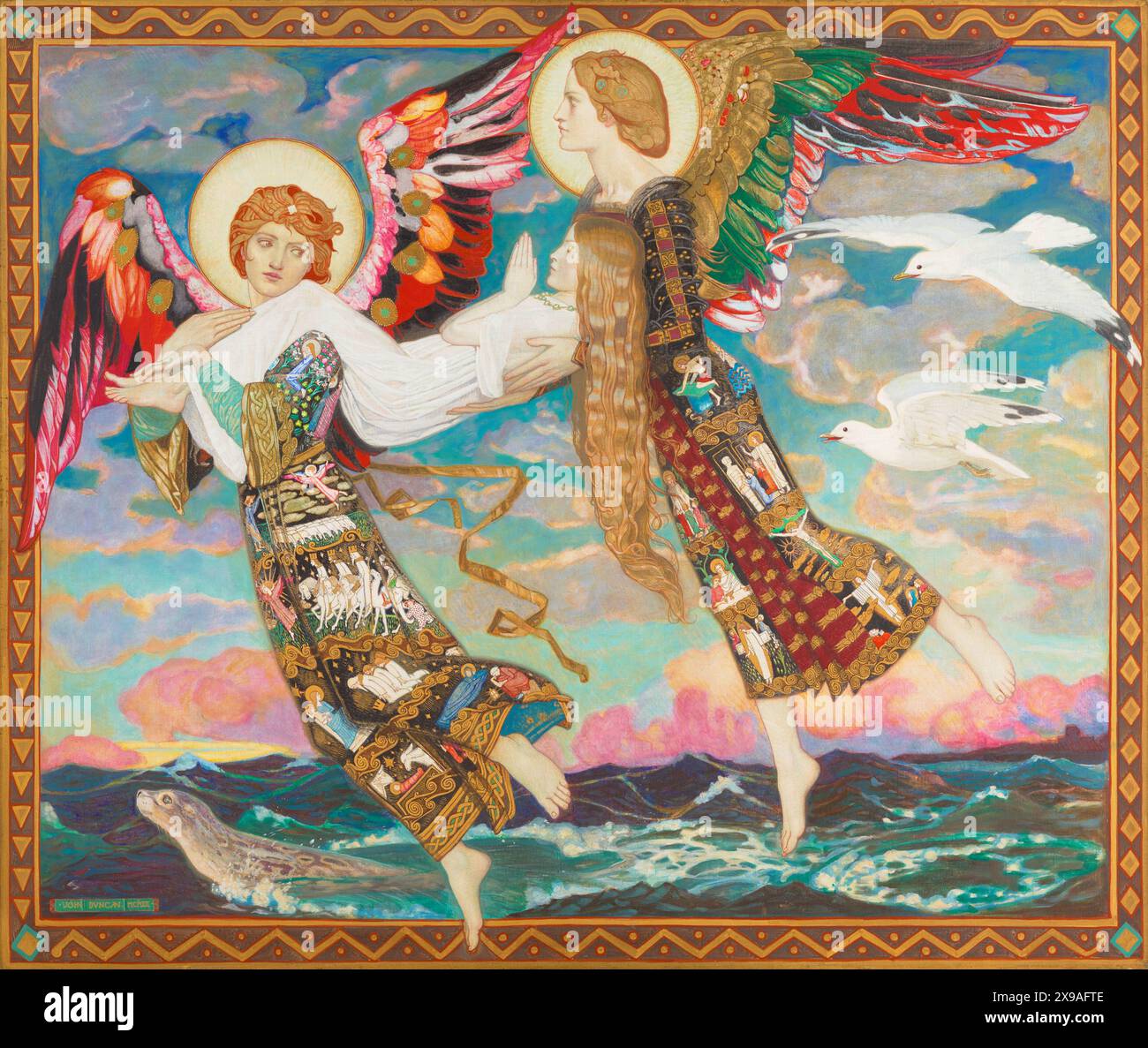 John Duncan - Saint Bride - 1913 Stock Photo - Alamy