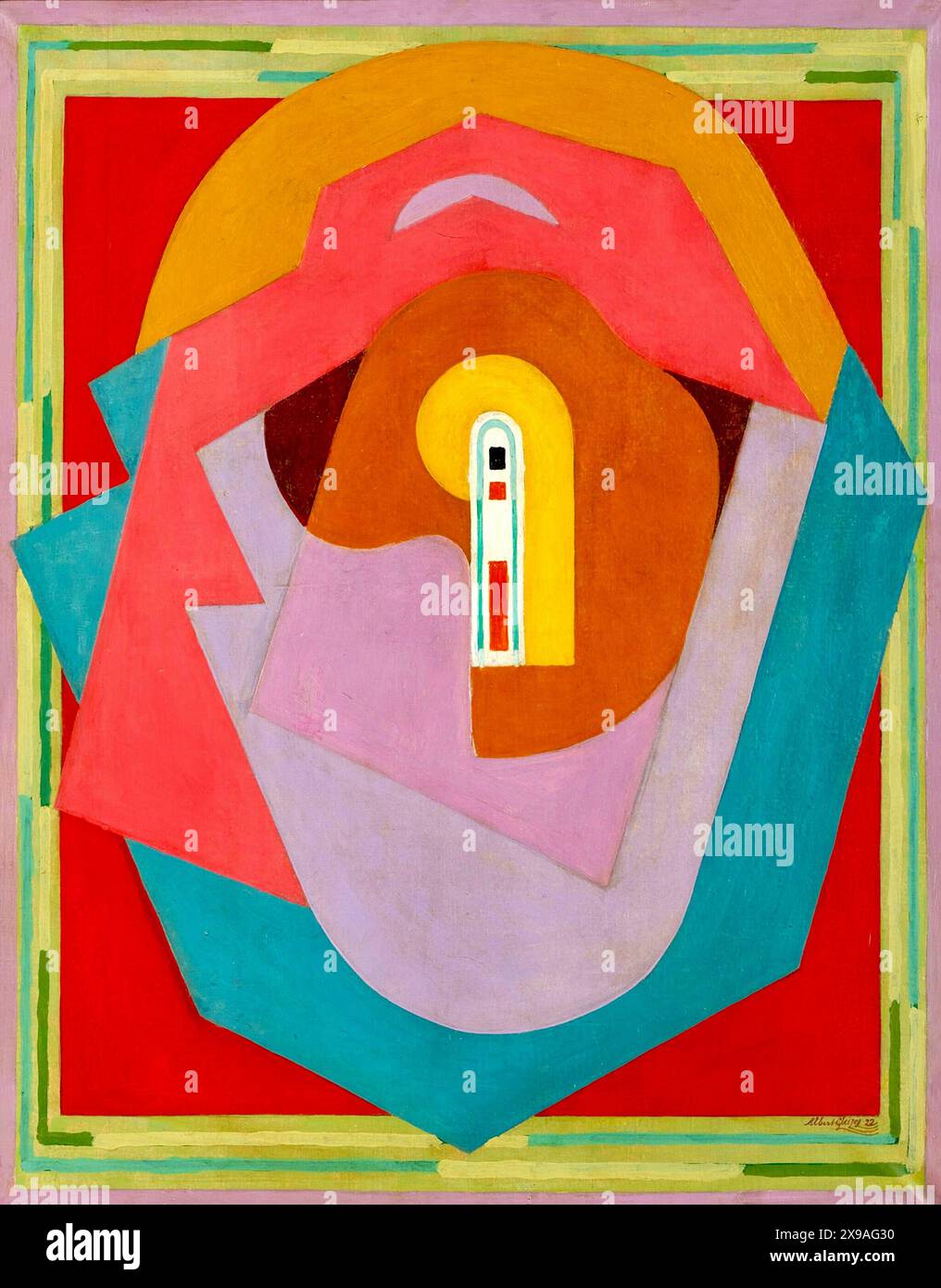 Albert Gleizes - Composition - 1922 Stock Photo - Alamy