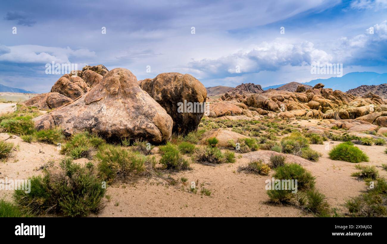 One of the many rock formations in Alabama Hills. The Alabama Hills is ...