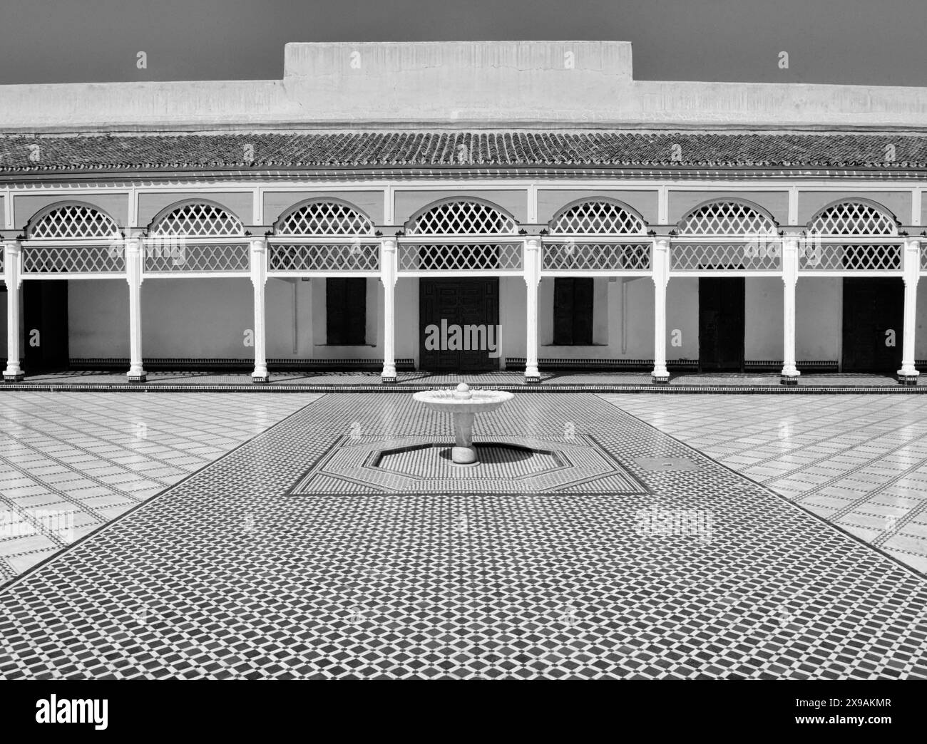 Image of building in Morocco - Marrakech. Showing the architecture and ...
