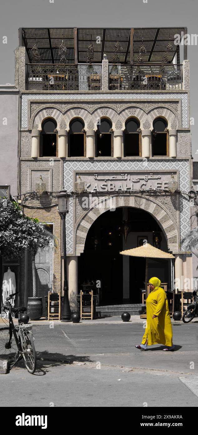 Image of building in Morocco - Marrakech. Showing the architecture and ...