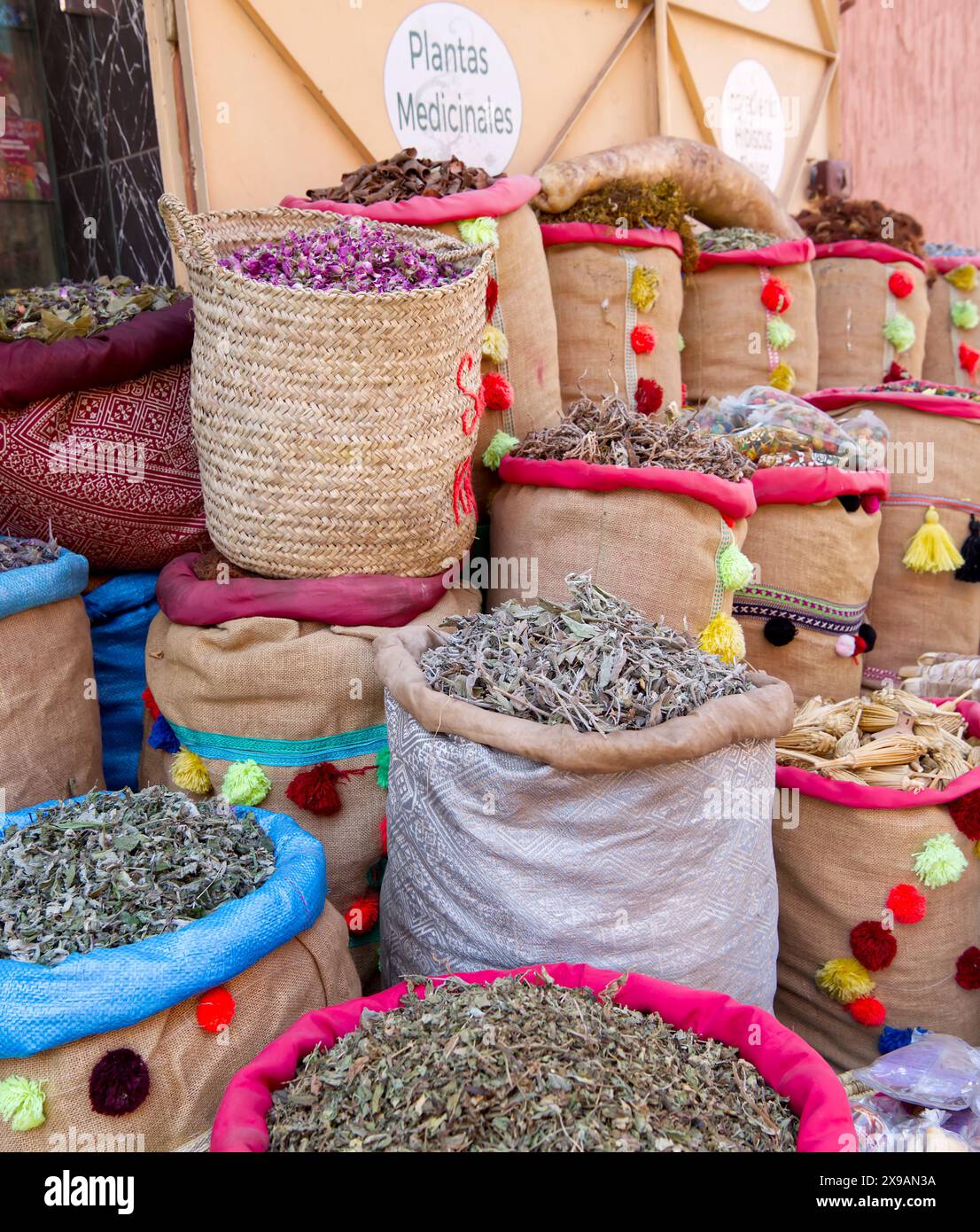Spice markets with the bulk sales of cooking ingredients with all the ...