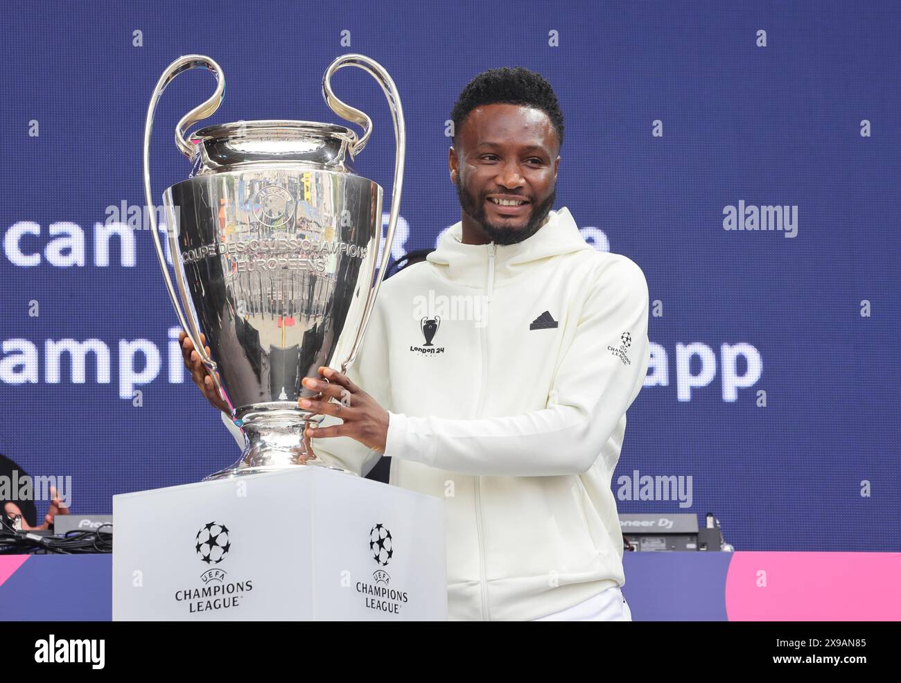 London, UK, 30th May 2024. The UEFA Champions League Festival started ...