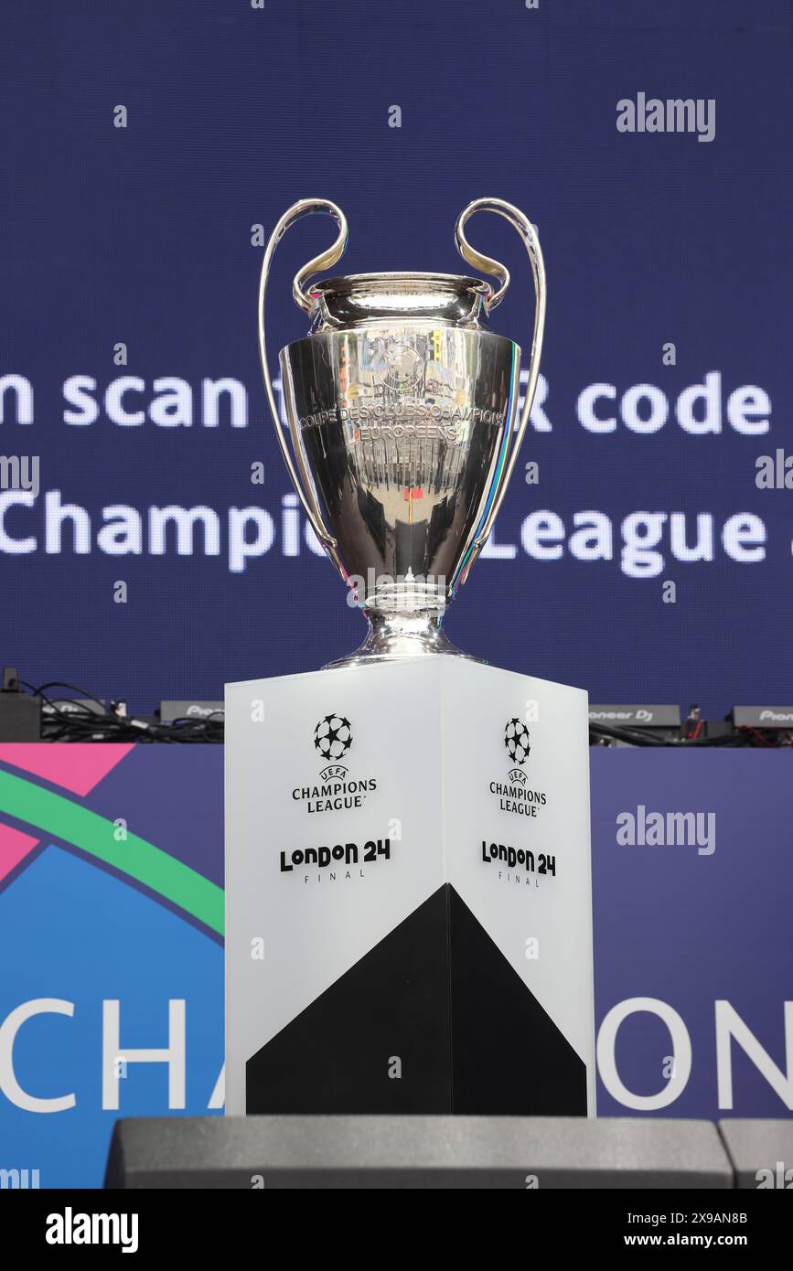 London, UK, 30th May 2024. The UEFA Champions League Festival started ...