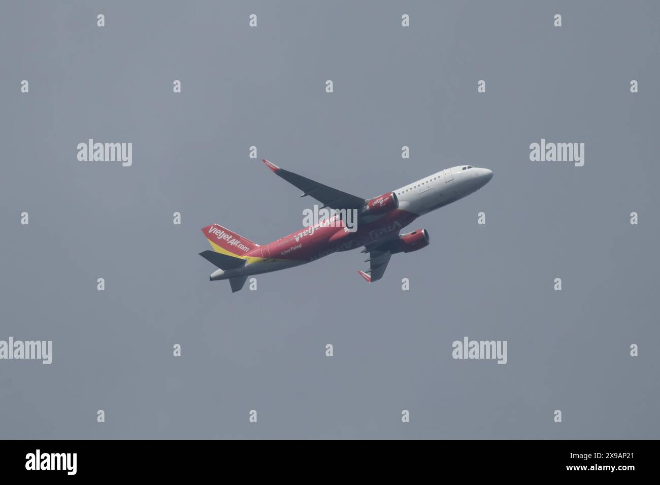 Chiangmai, Thailand - November 27 2023: HS-VKO A320-200 of Thai Vietjet ...
