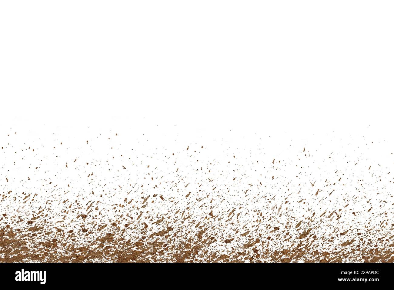mud splash isolated on white background Stock Photo - Alamy