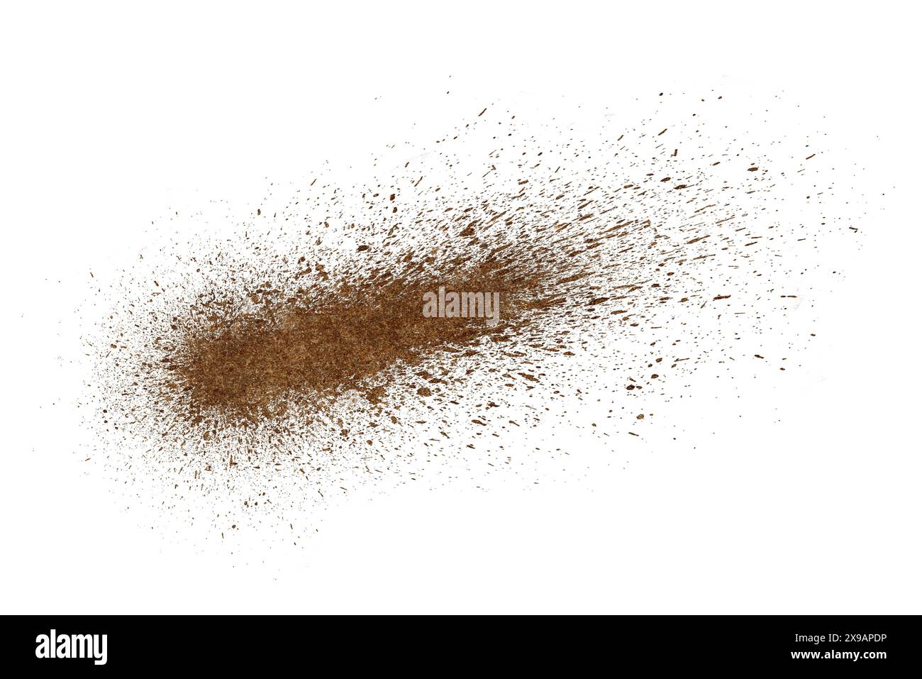 mud splash isolated on white background Stock Photo - Alamy