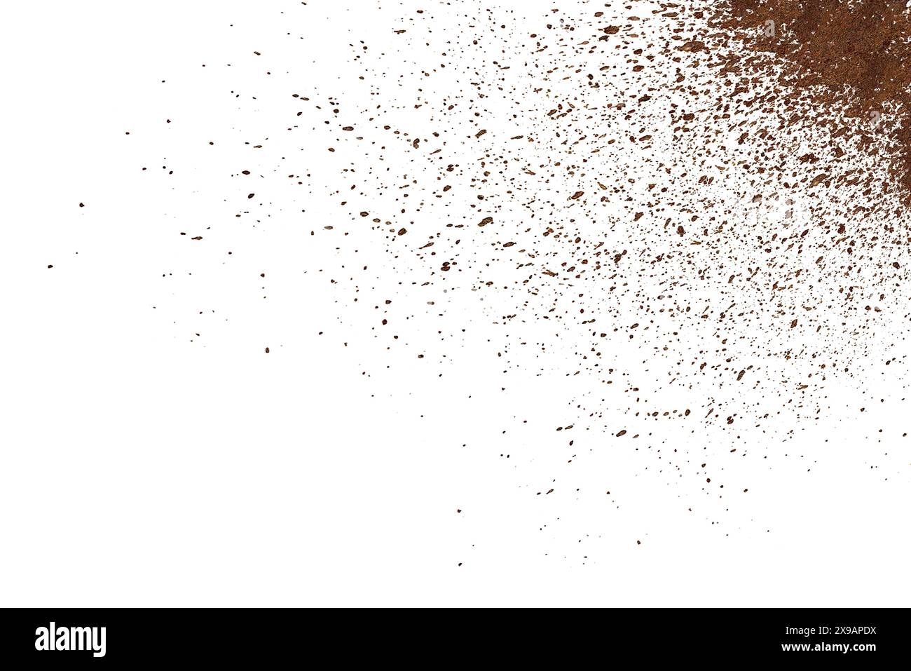 mud splash isolated on white background Stock Photo - Alamy