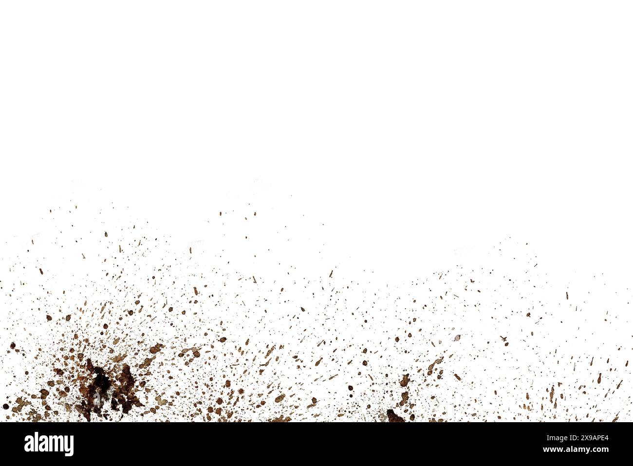 mud splash isolated on white background Stock Photo - Alamy