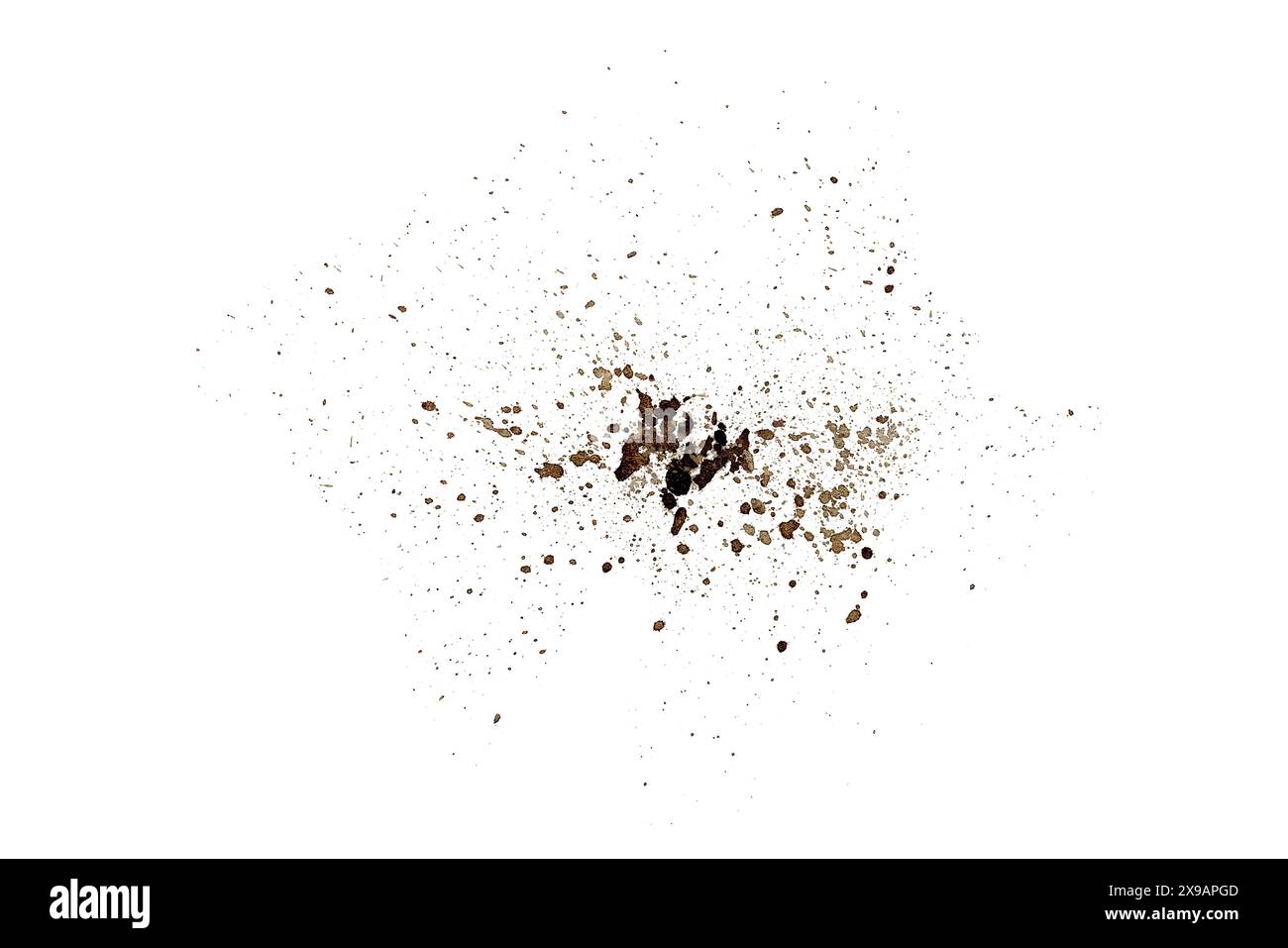 mud splash isolated on white background Stock Photo - Alamy