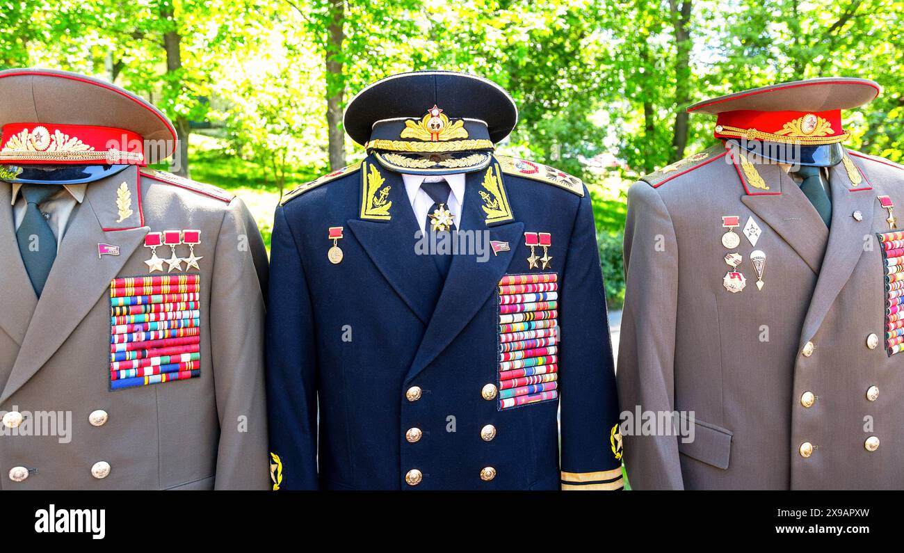 Samara, Russia - May 25, 2024: Vintage uniform of Admiral of the Fleet ...