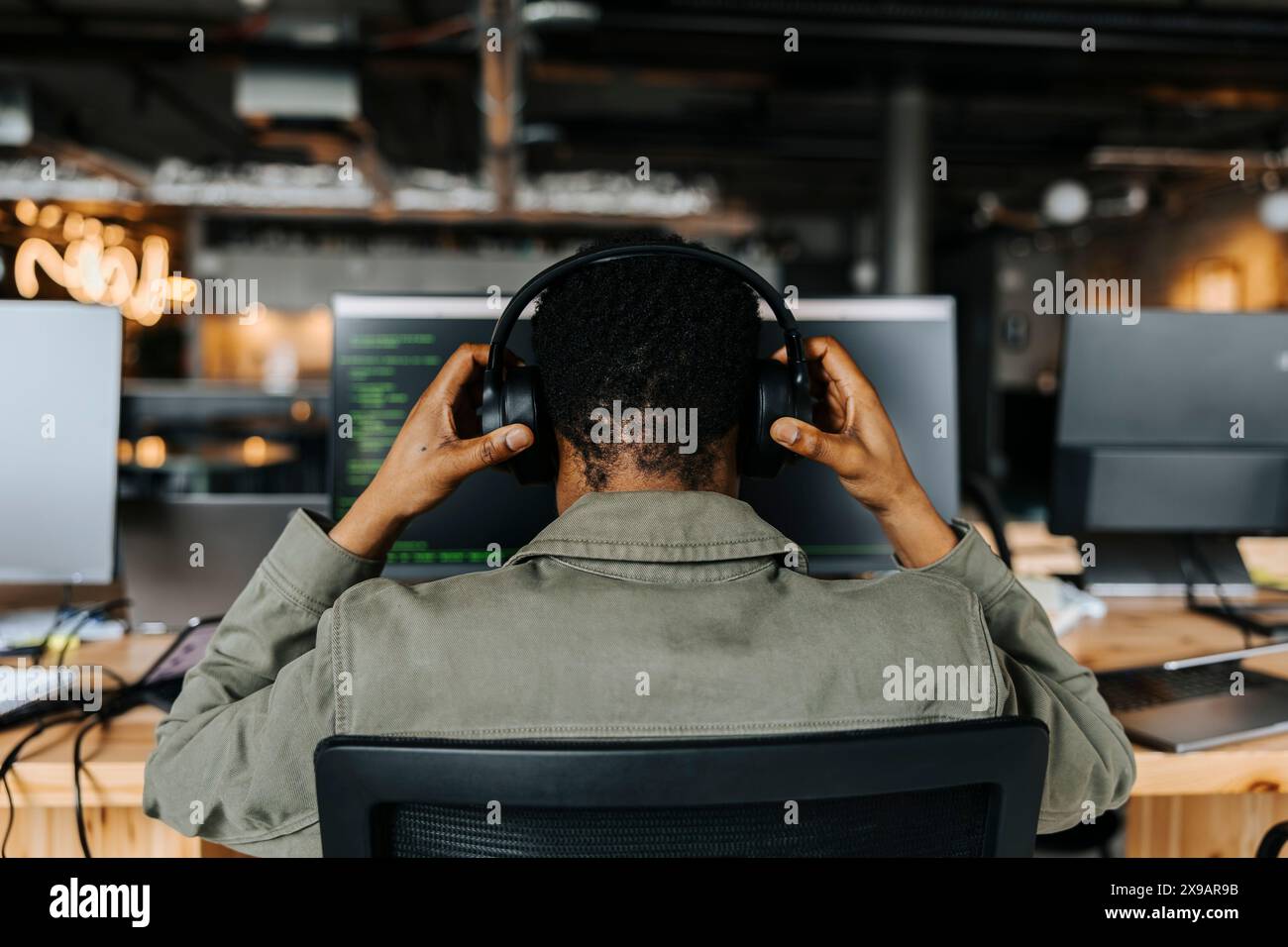 Mid adult coder hi-res stock photography and images - Alamy