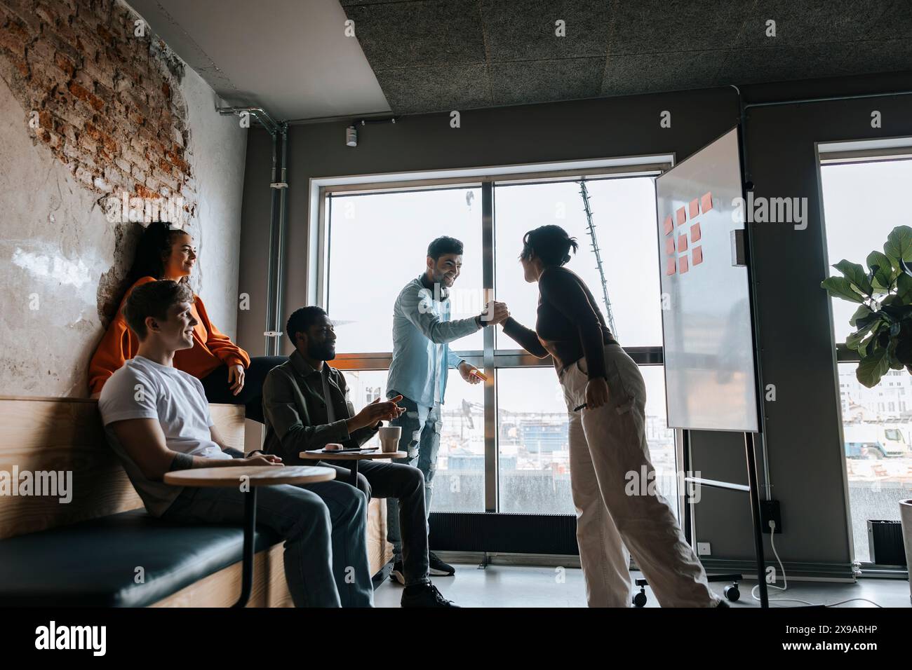 Achievement high five hi-res stock photography and images - Alamy
