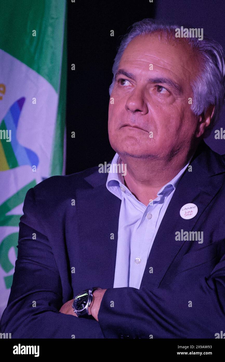 Roberto Salis, father of Ilaria Salis, the Italian candidate for the ...