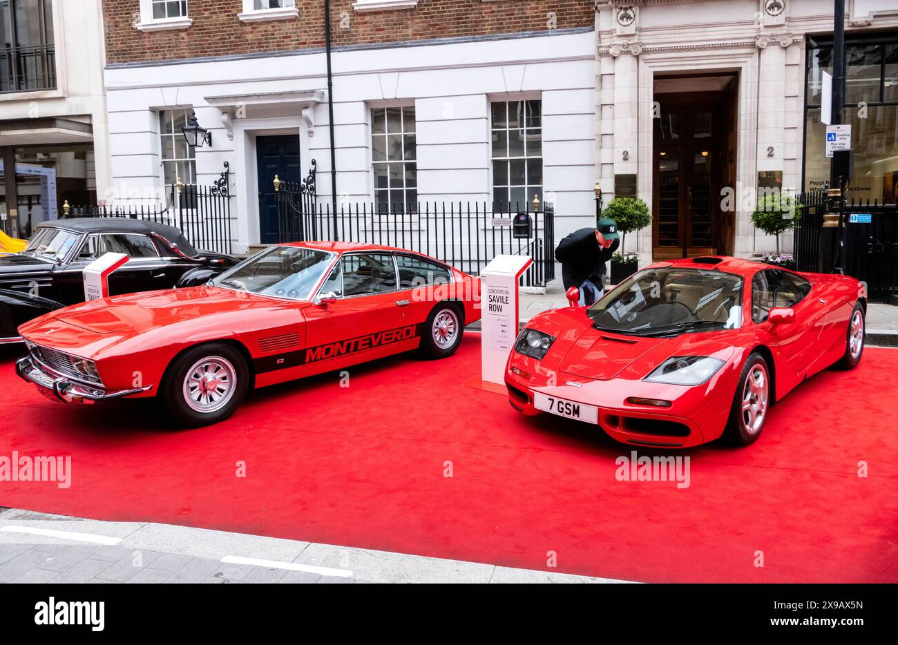 McLaren F1 winner of the Cars on display at the Savile Row Concours ...
