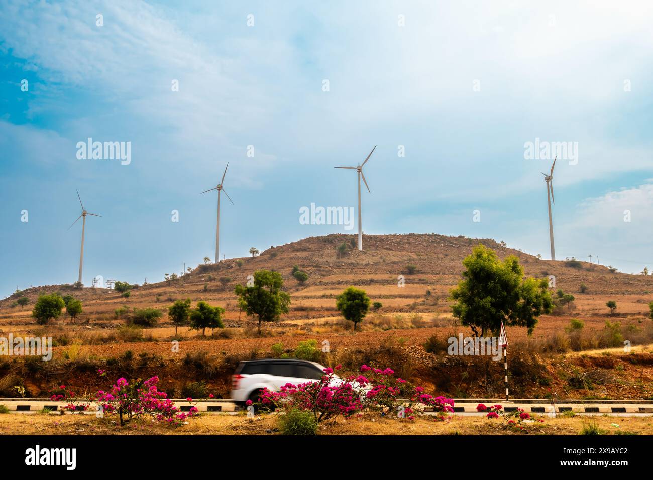 scene capturing the essence of sustainable energy, this image showcases ...