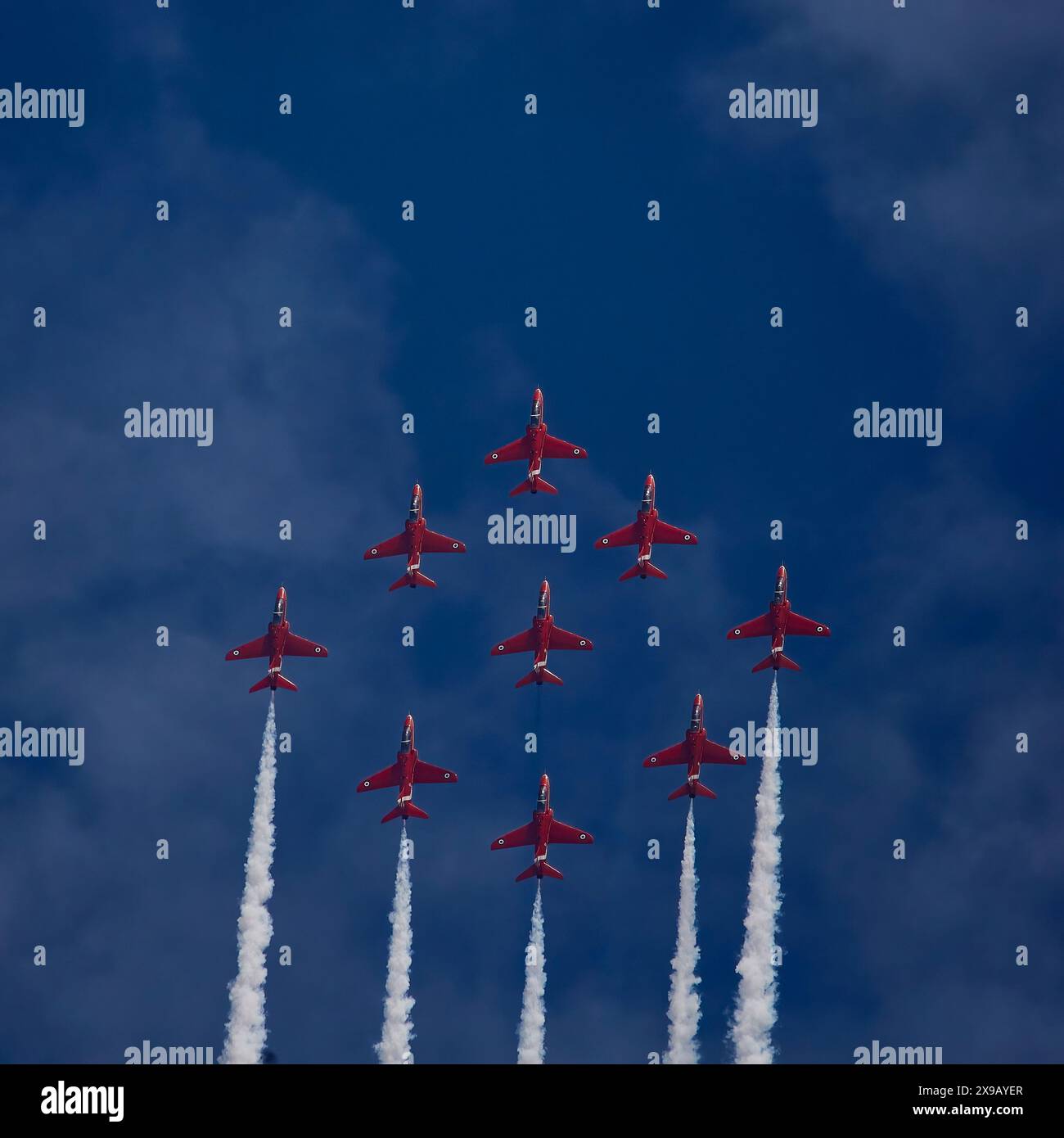 Red arrows on display at RIAt 2015 Stock Photo - Alamy