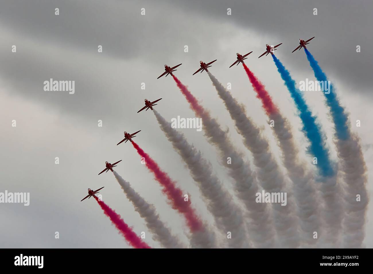 Red arrows on display at RIAt 2015 Stock Photo - Alamy