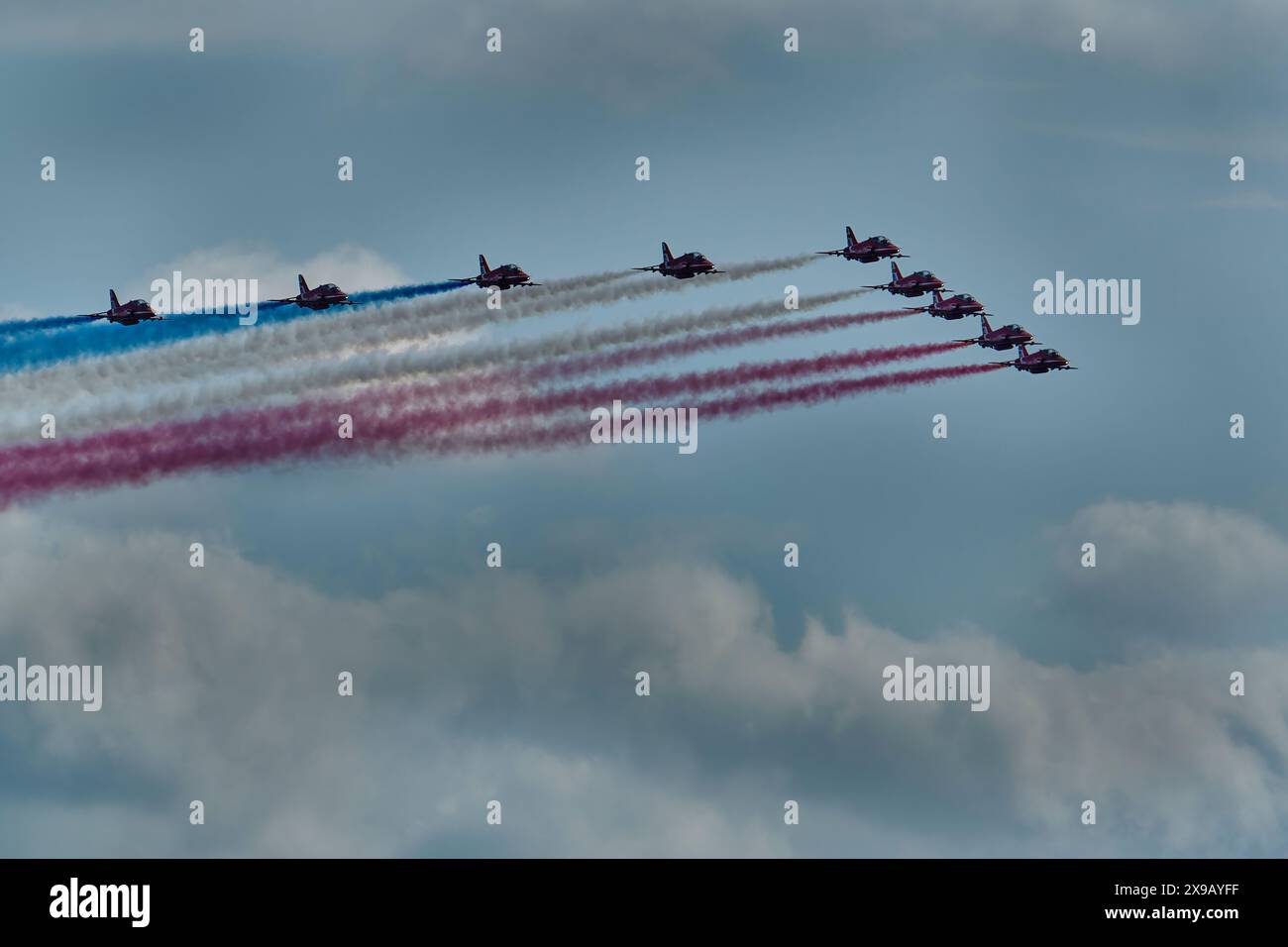 Red arrows on display at RIAt 2015 Stock Photo - Alamy