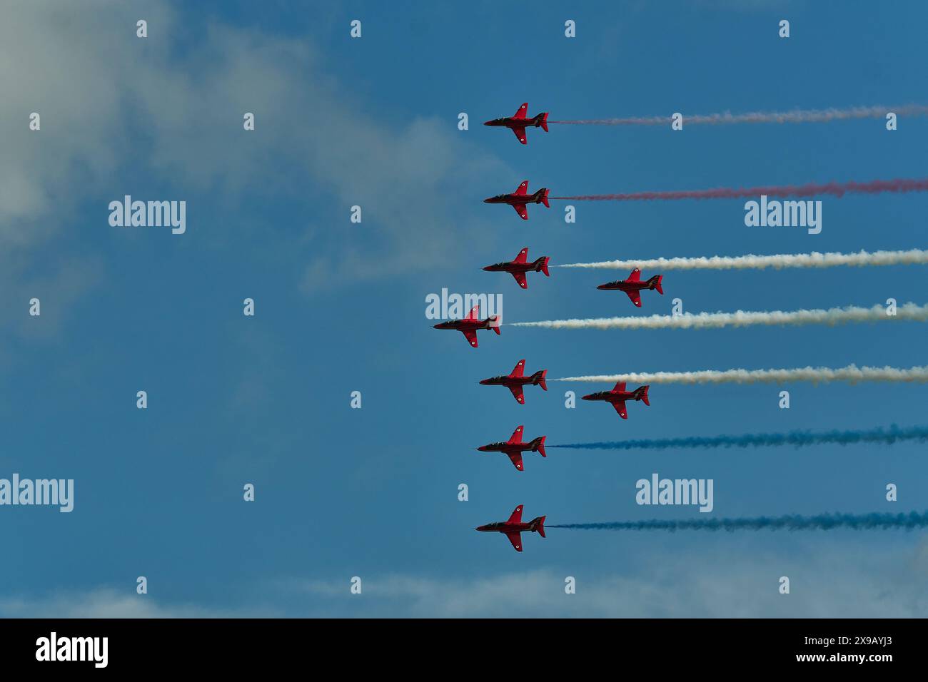 Red arrows on display at RIAt 2015 Stock Photo - Alamy