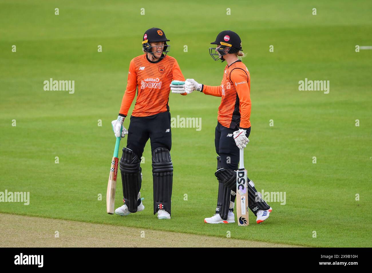 Southampton, UK. 30 May 2024. Freya Kemp (right) and Georgia Adams of ...