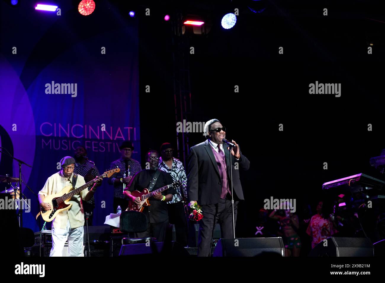 Iconic soul singer Al Green performing live Stock Photo - Alamy